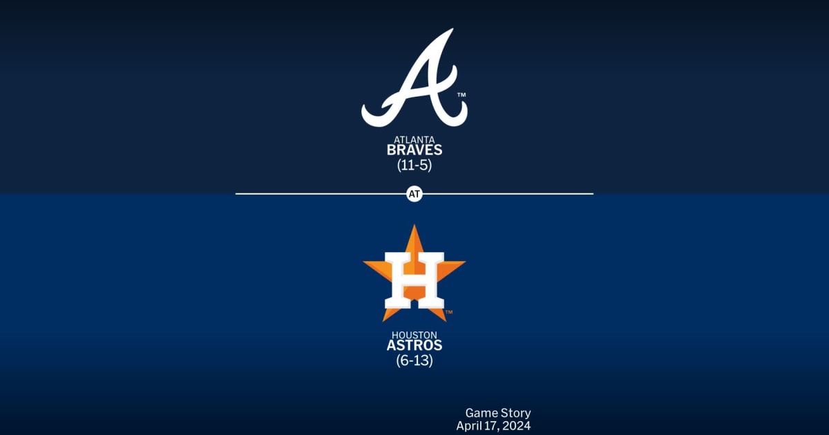 Atlanta Braves at Houston Astros Preview - 04/17/2024 - MLB Stories