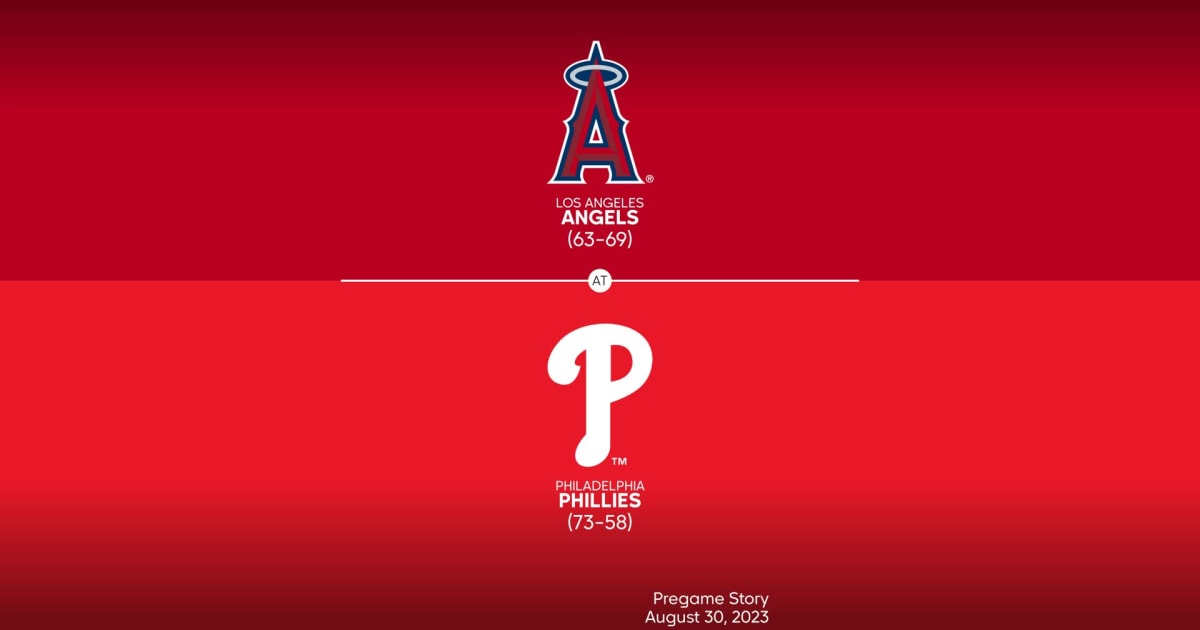 Los Angeles Angels at Philadelphia Phillies Preview - 08/30/2023 - MLB ...