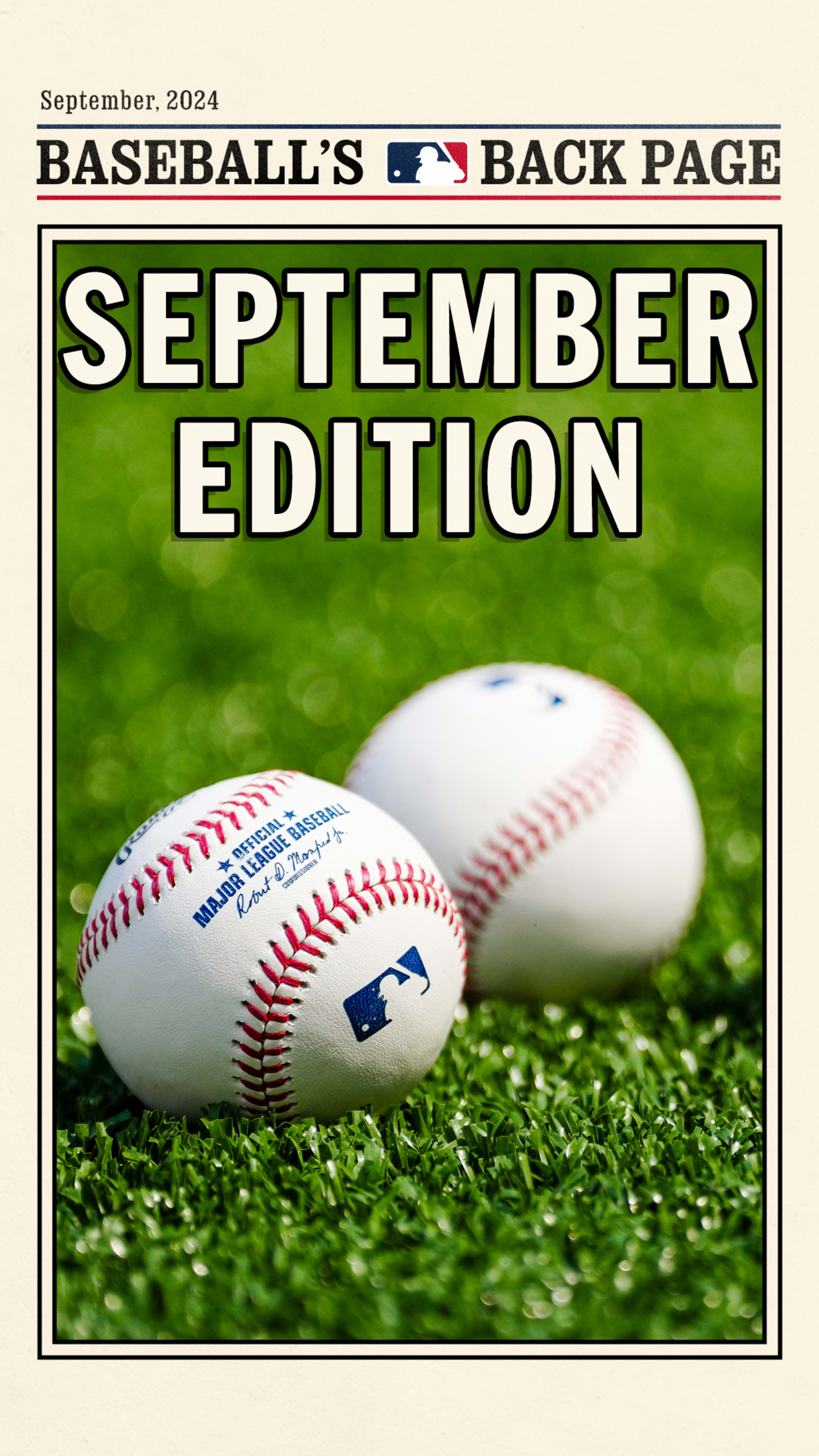 Baseball back pages for September, 2024 - MLB Stories