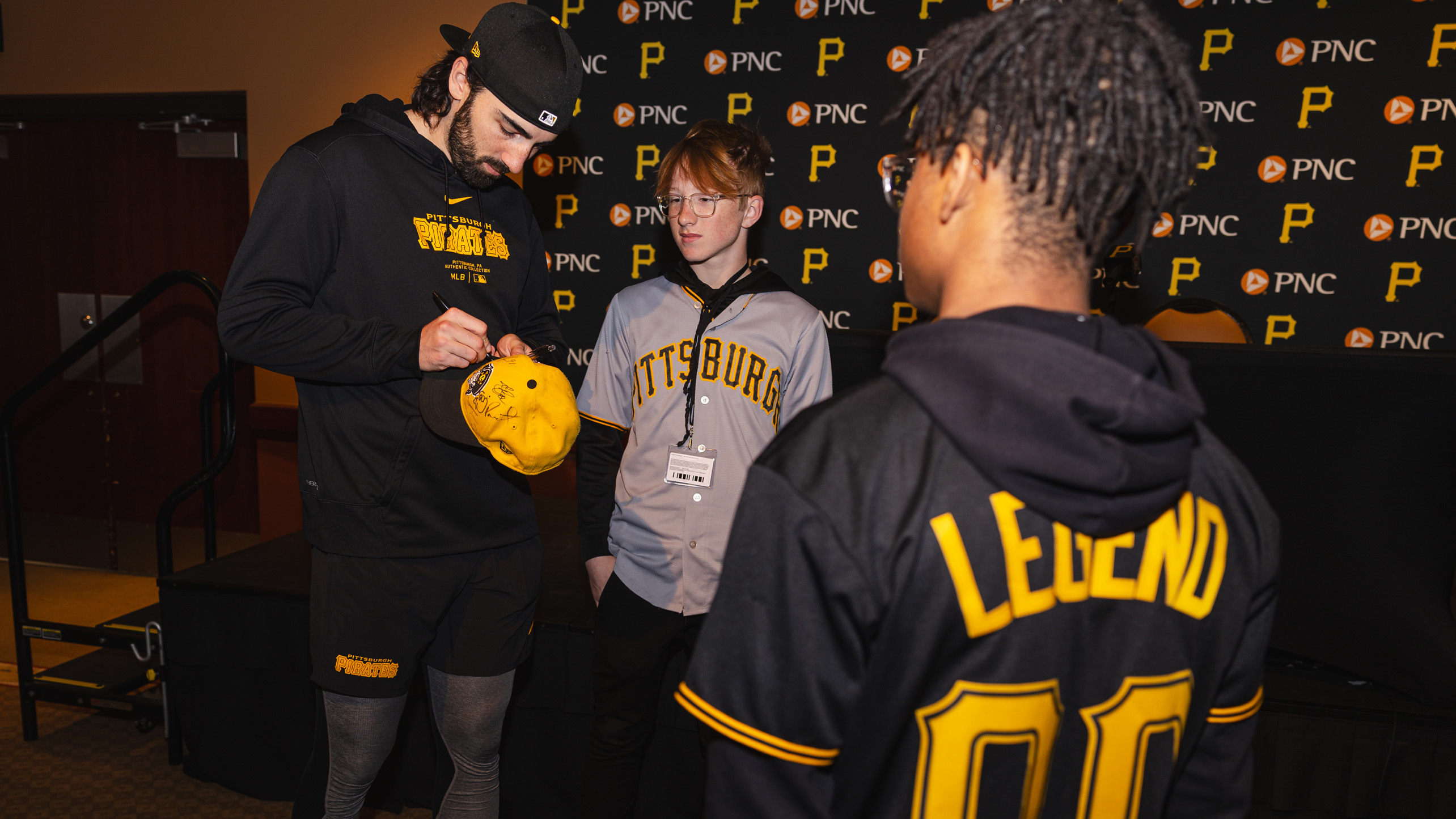 Pirates employees celebrate ‘Bring Your Bucco to Work Day’