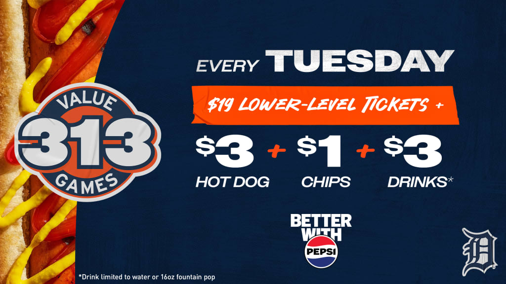 313 Value Games | Detroit Tigers