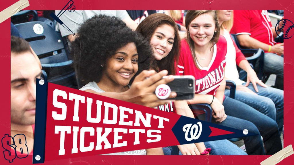 Student Ticket Discounts | Washington Nationals