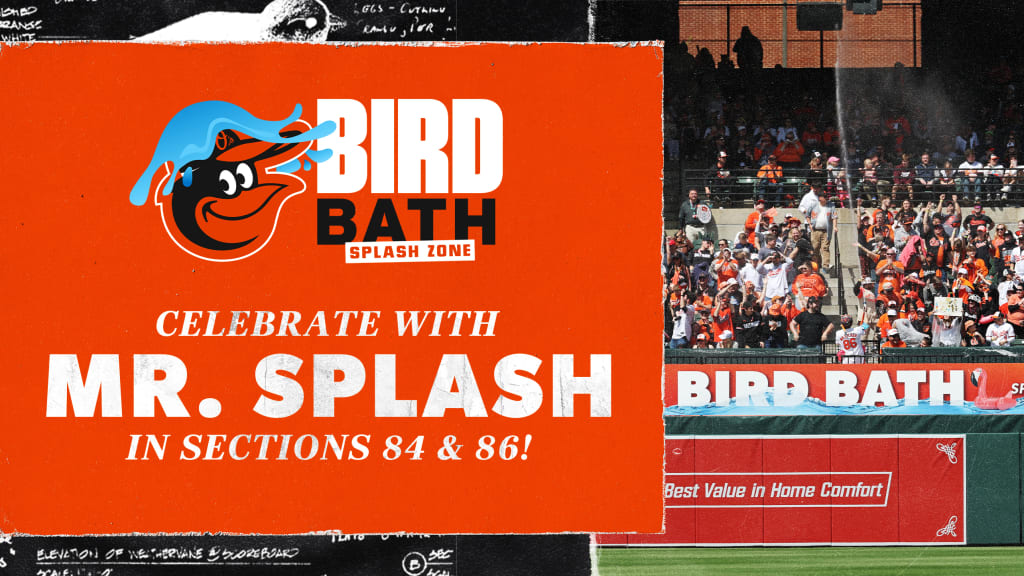 Bird Bath Splash Zone | Baltimore Orioles