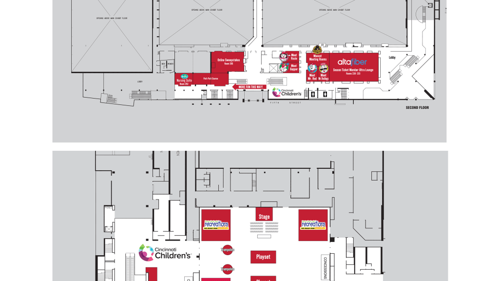 Redsfest Floor Map | Cincinnati Reds