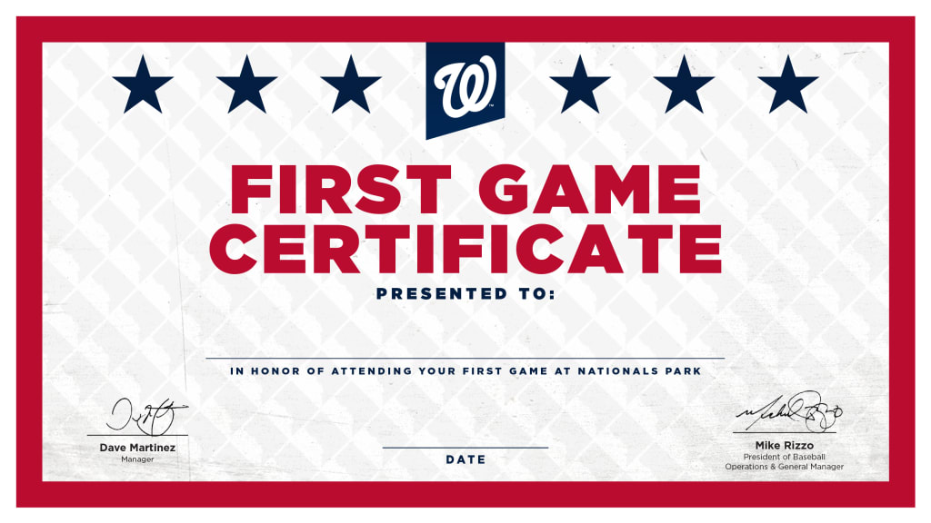 Nationals Park Experiences | Washington Nationals