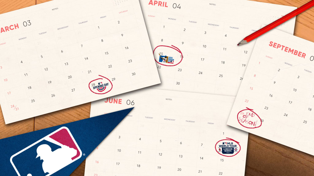 MLB anuncia el calendario completo de la temporada 2024