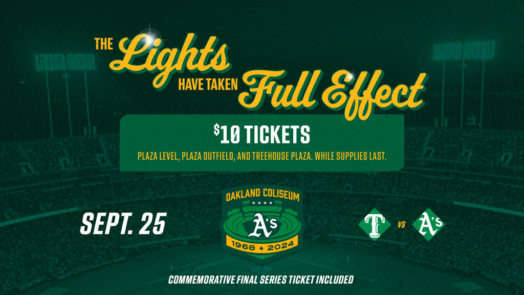 Fan Value Tickets | Oakland Athletics