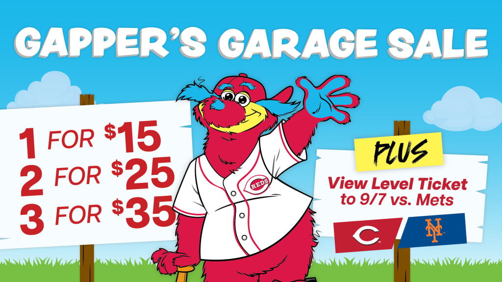 Gapper's Garage Sale | Themes | Tickets | Cincinnati Reds