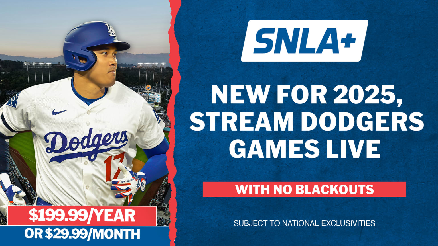 MLB partners with Spectrum SportsNet LA for Dodgers games
