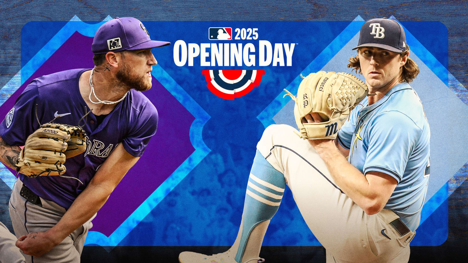 Rockies, Rays 2025 Opening Day starting pitchers