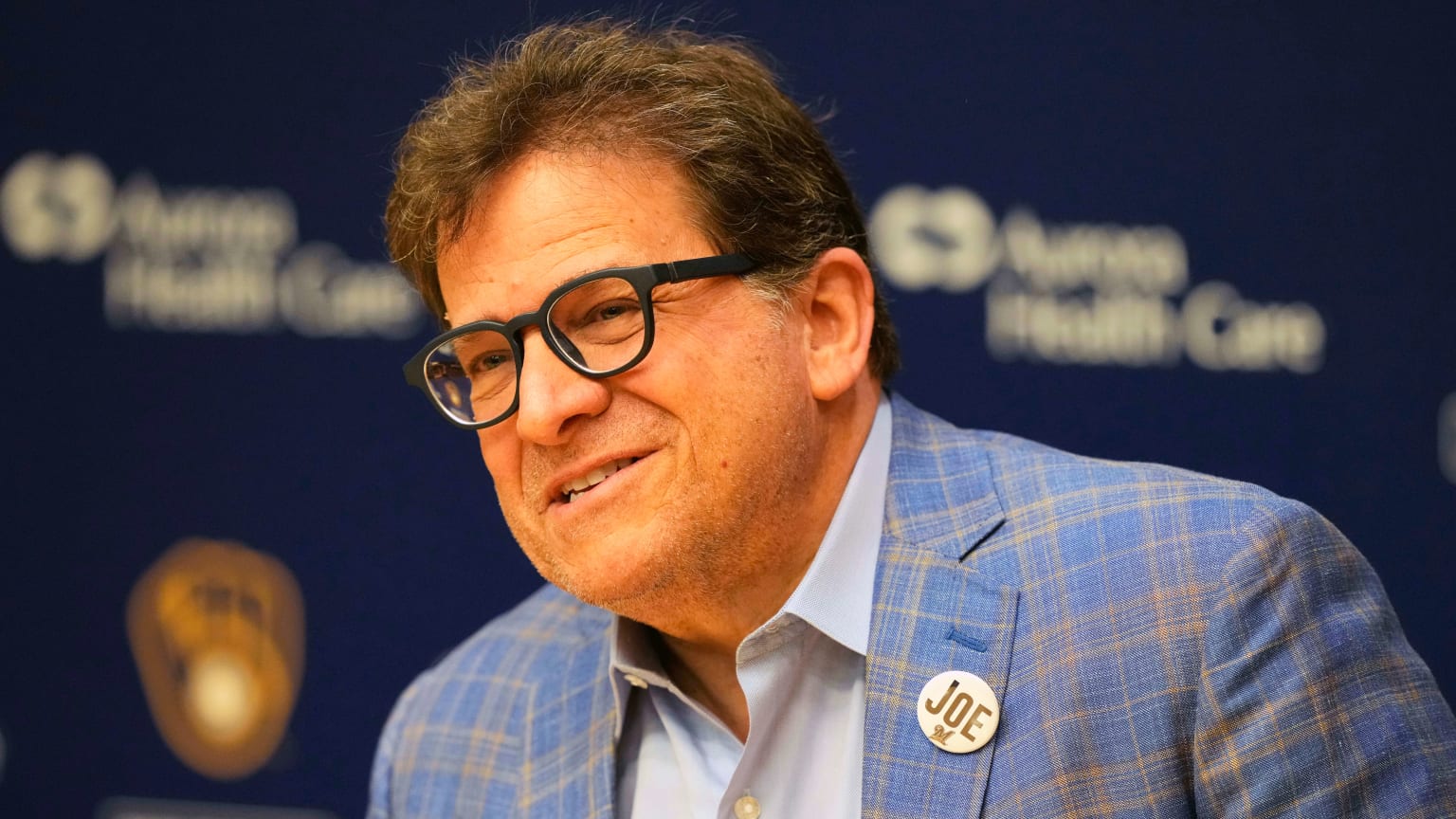 Brewers owner Mark Attanasio answers questions on Opening Day