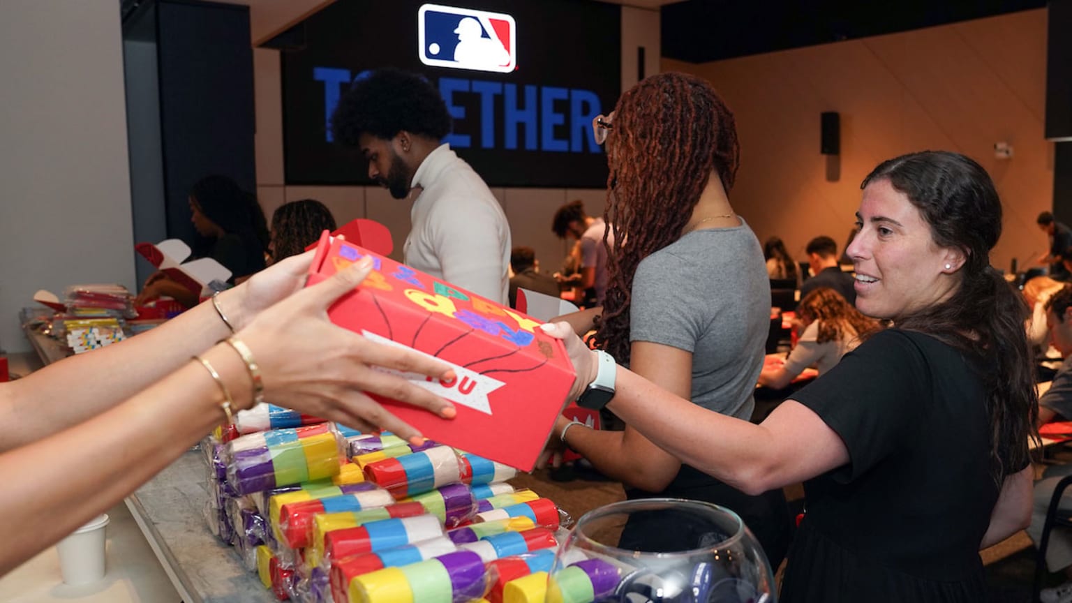 MLB, Foster Love host Birthday in a Box event