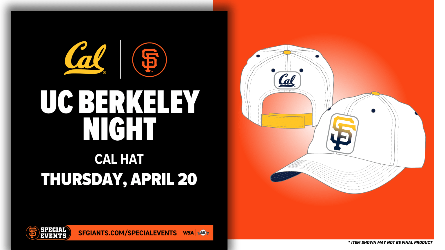 UC Berkeley Night | Special Event | San Francisco Giants