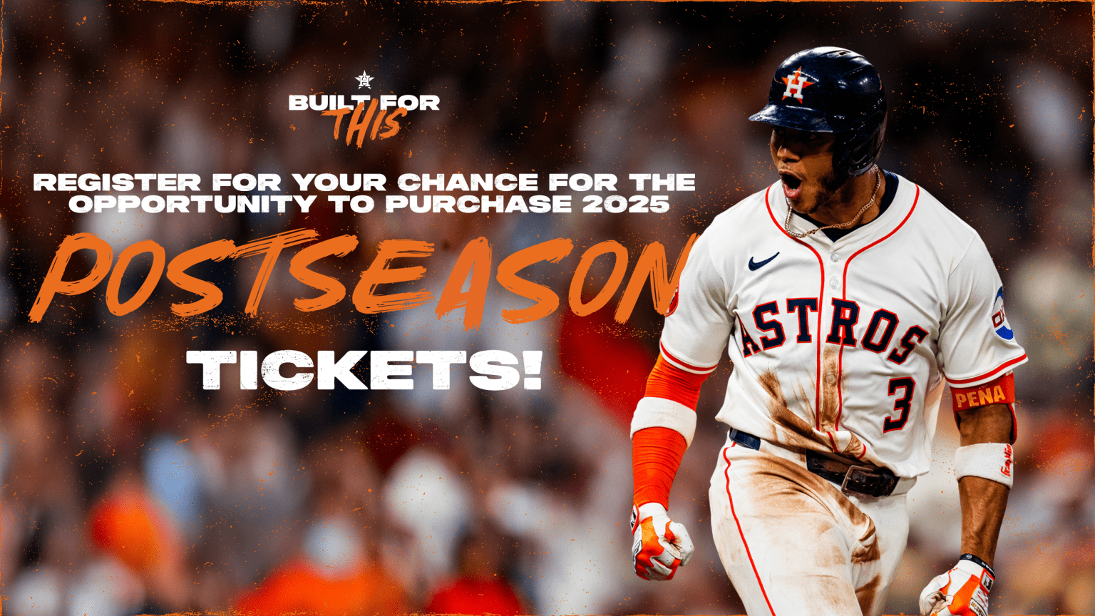 2025 Astros Postseason Ticket Purchase Opportunity Registration Program ...