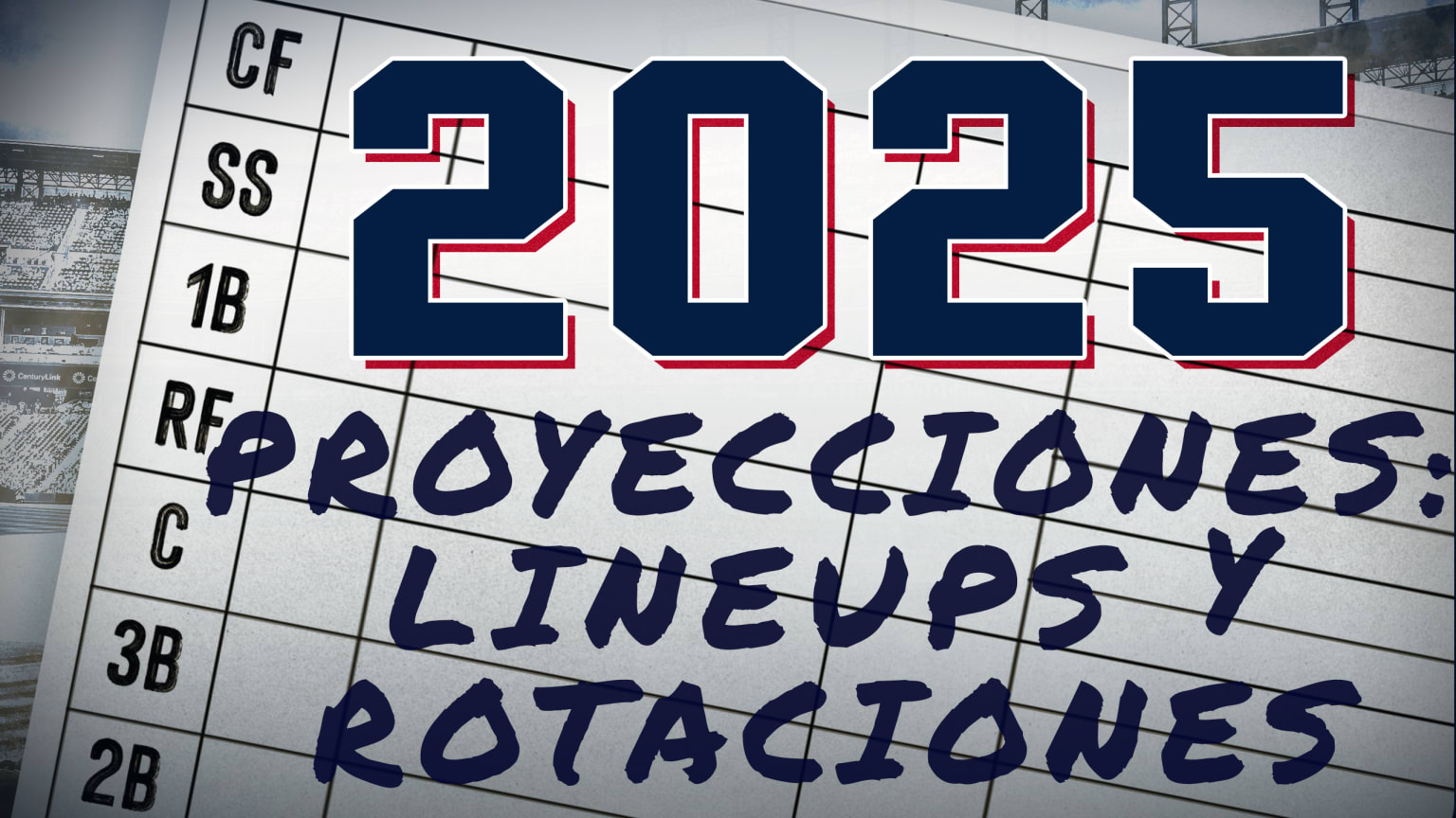 Proyecciones de lineups y rotaciones de cada equipo de MLB en el 2025