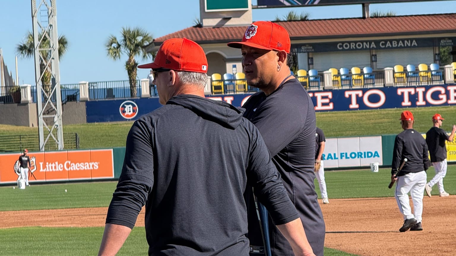 Miguel Cabrera visits Tigers' 2025 Spring Training as special assistant