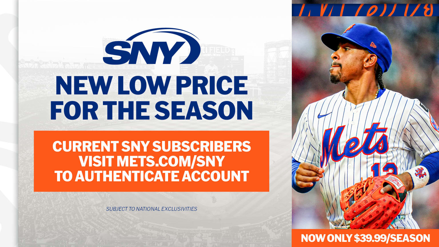 SNY, MLB partner to stream Mets games