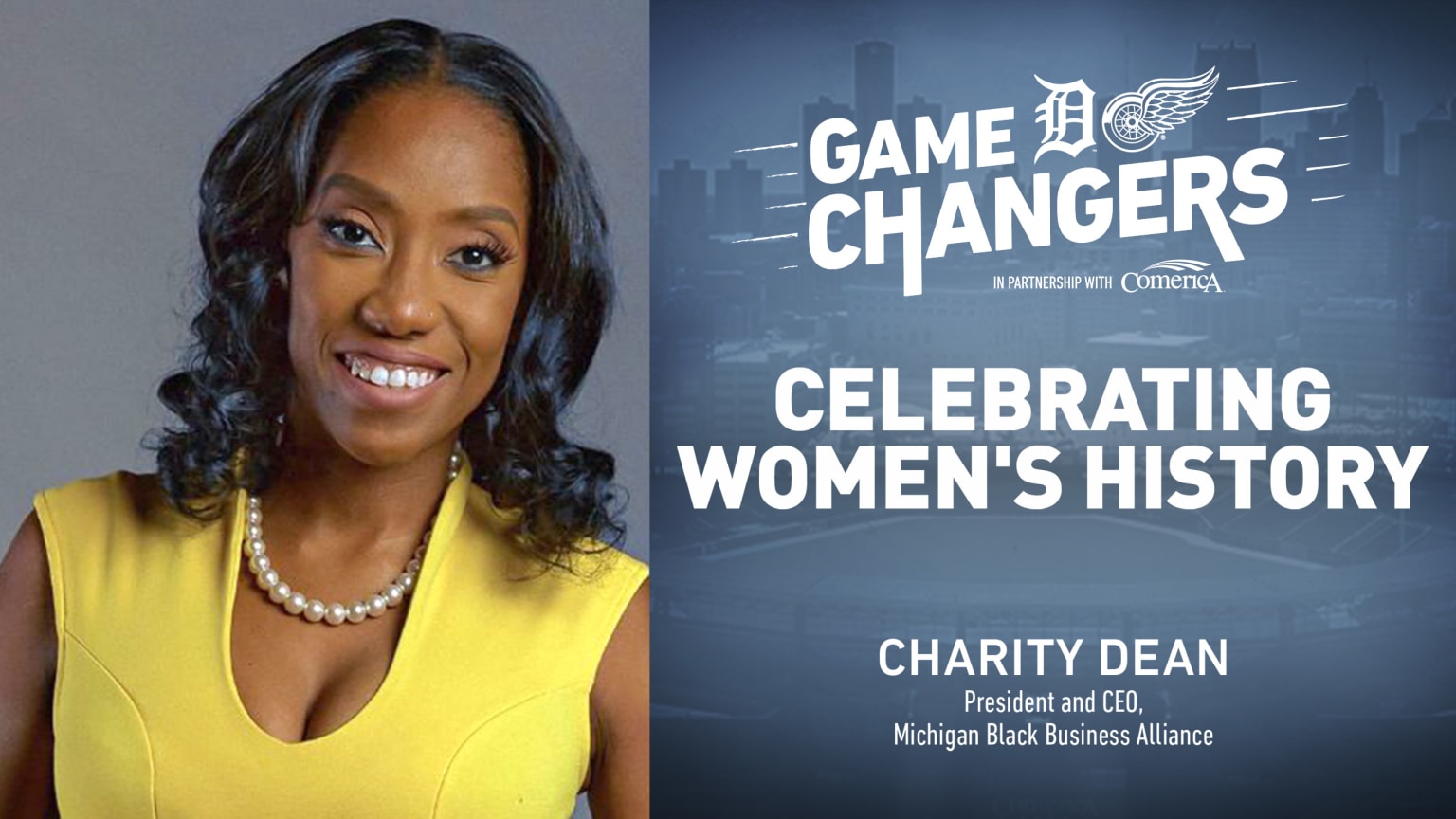 Charity Dean receives Women's History Month Game Changers honor