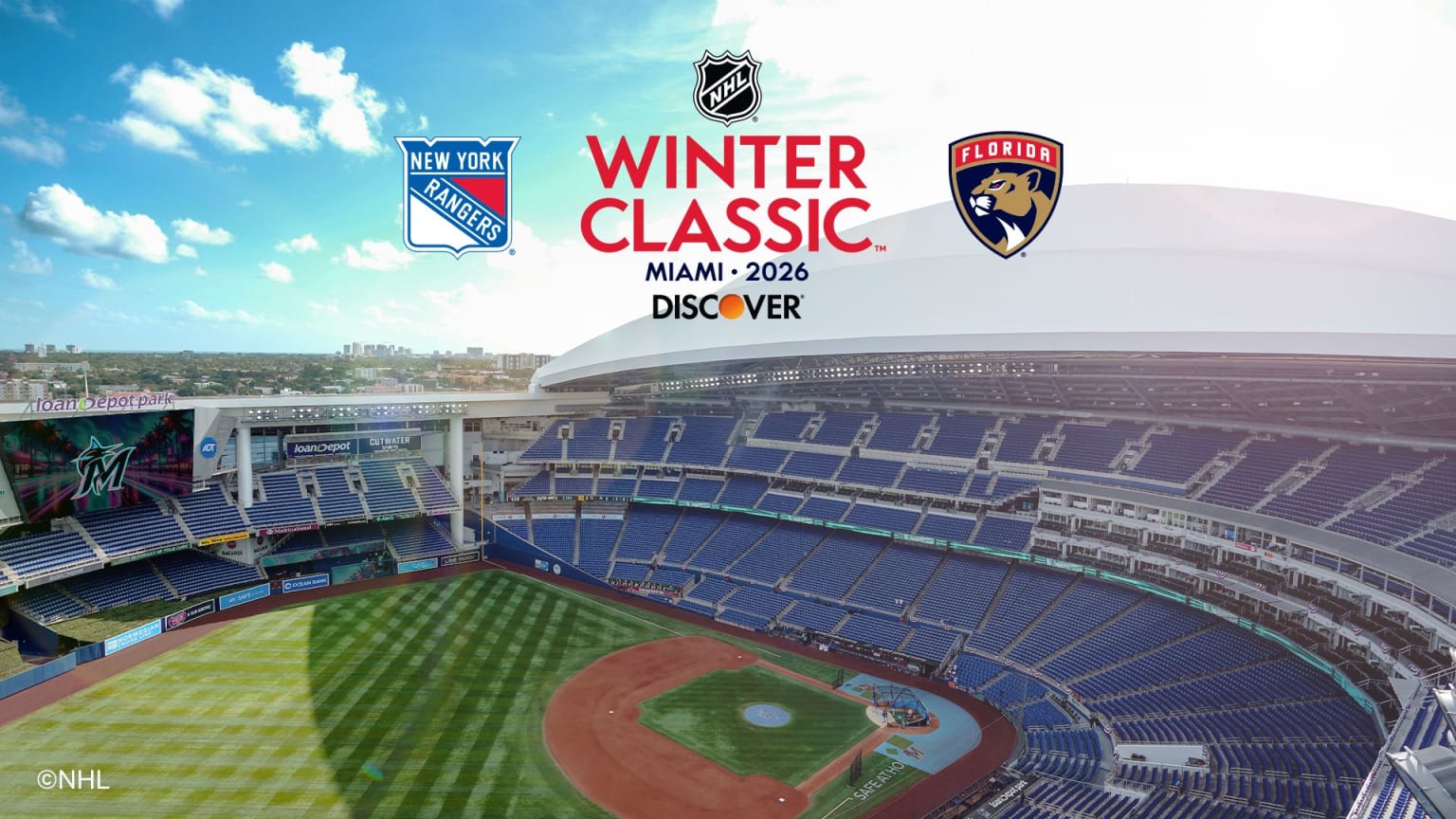 loanDepot park to host 2026 Discover NHL Winter Classic
