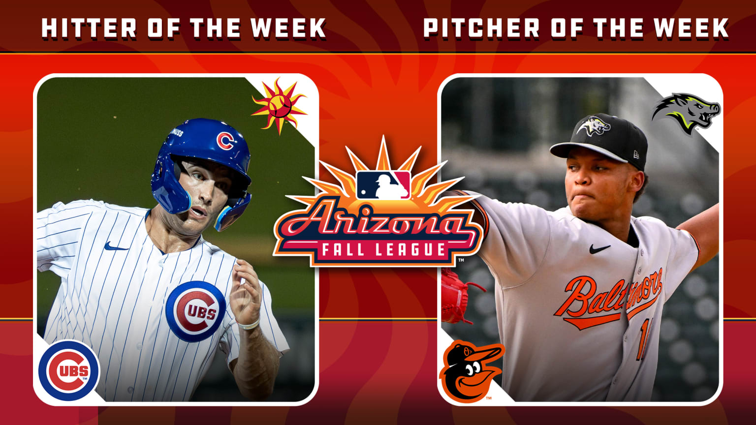 Arizona Fall League 2025 Week 1 award winners