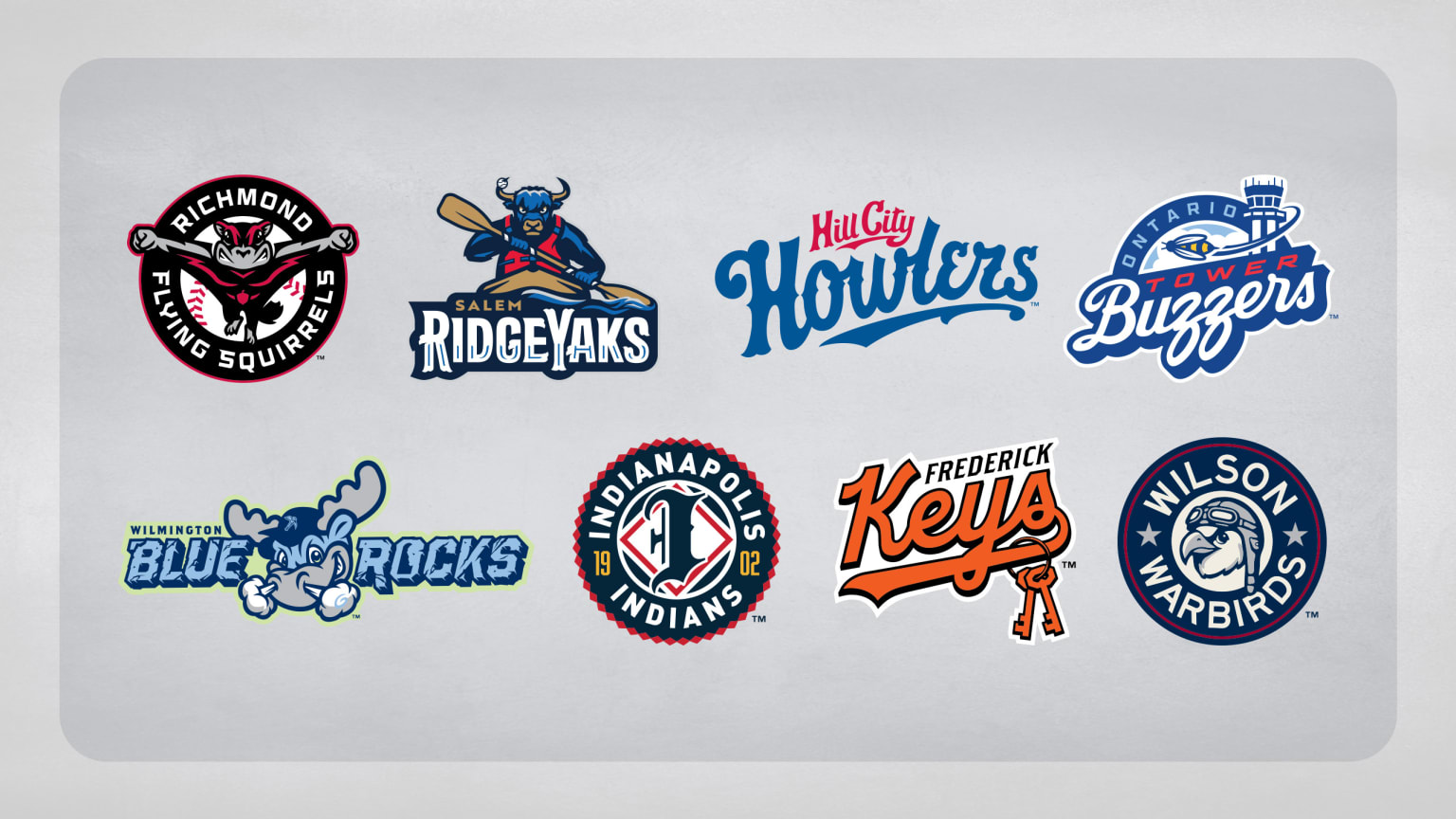 New Minor League team names and logos for 2026