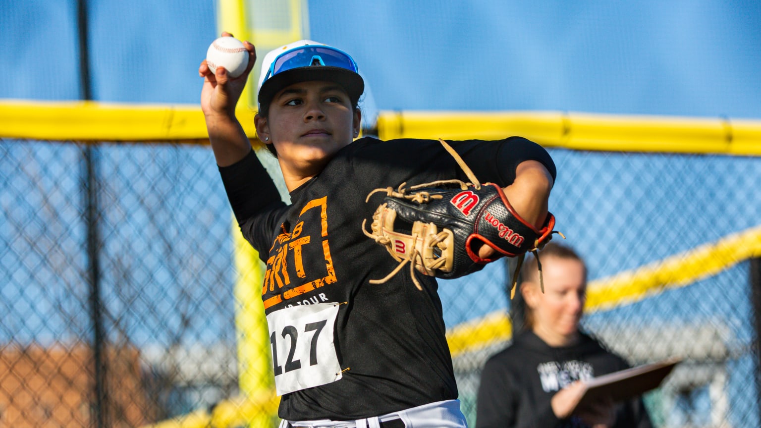 Aaliyah Marquez returns from Girls Baseball Trailblazer Series