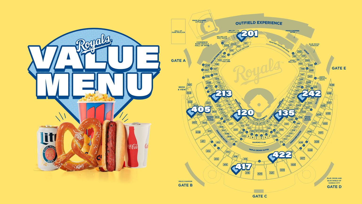 Kauffman Stadium Dining Guide | Kansas City Royals
