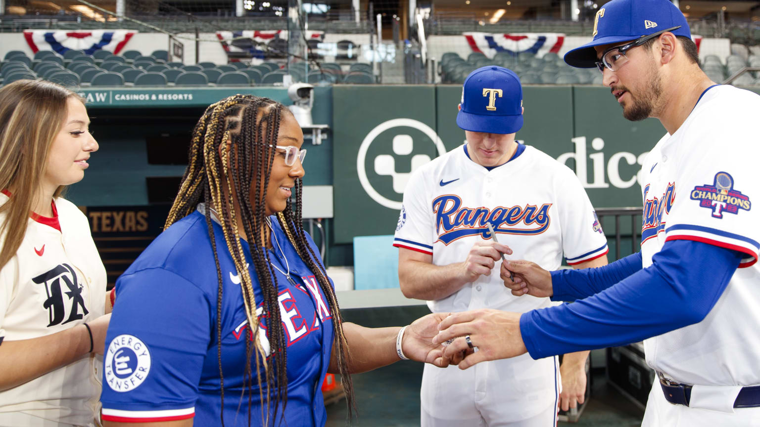 Academy athletes represented in Rangers sponsor patch announcement