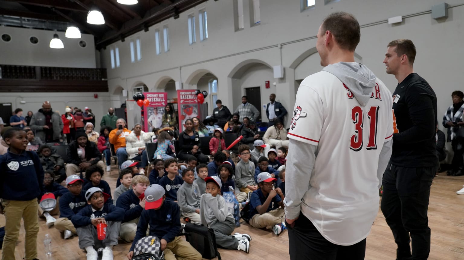 Reds, Brent Suter host Shoes 4 the Shoeless shoe drive for local school