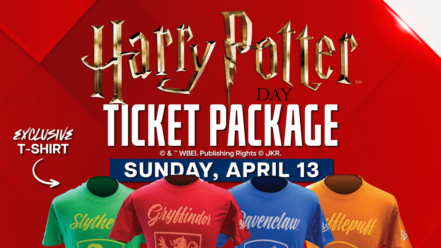 Harry Potter Day Ticket Package | Special Packages | Tickets ...