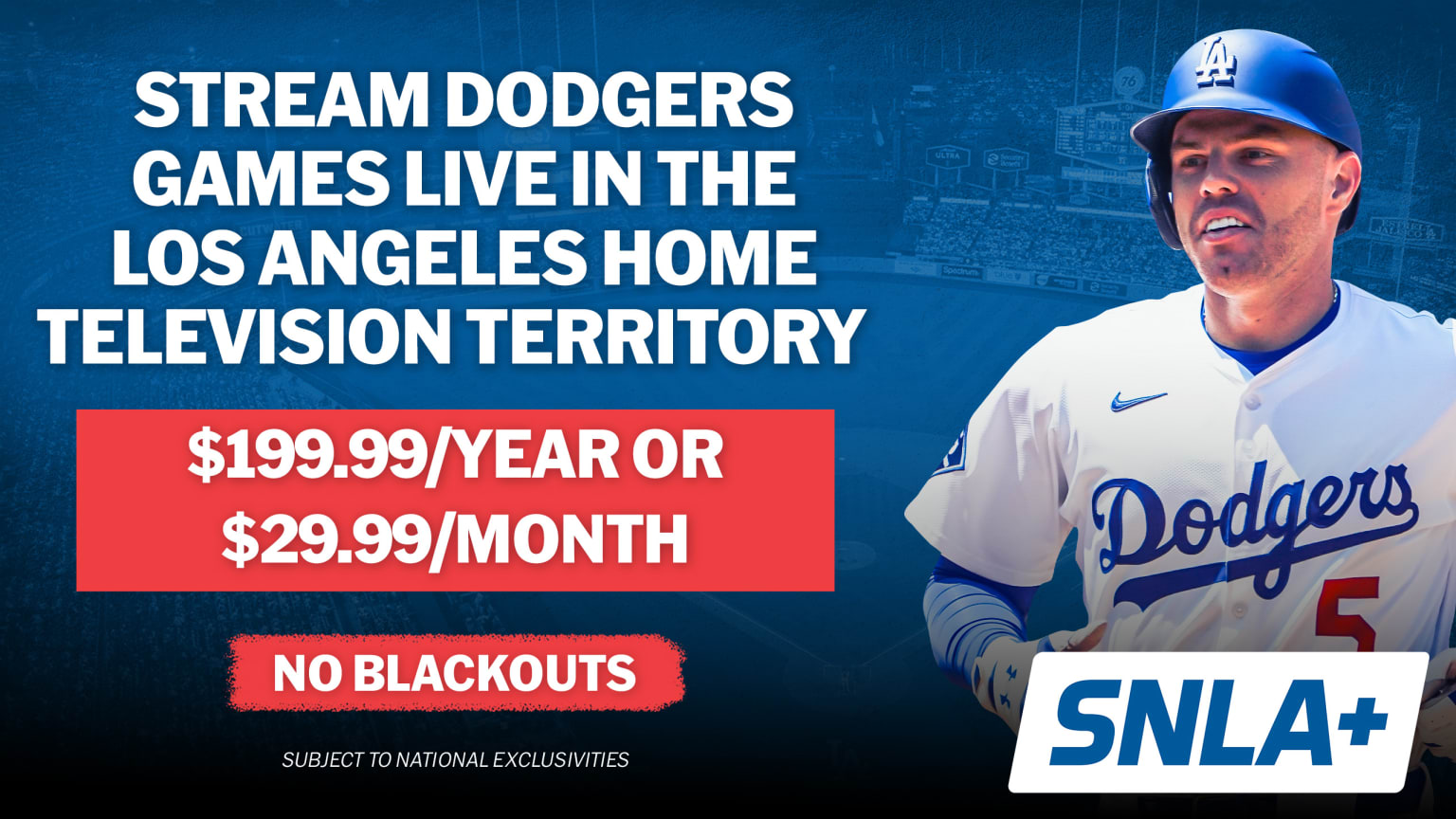 MLB partners with Spectrum SportsNet LA for Dodgers games