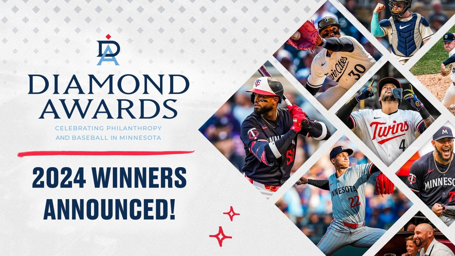 Twins announce 2024 Diamond Award winners