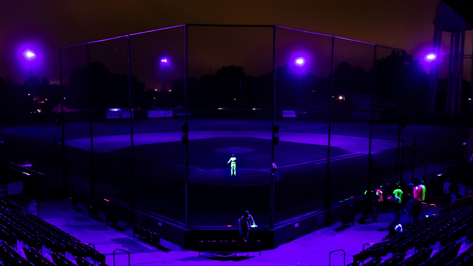 Cosmic Baseball brings black lights to Chili Peppers' field