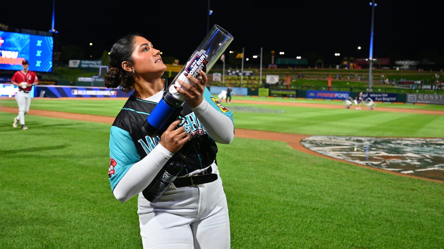 Jocelyn Alo isn't shy about holding the all-time home run record