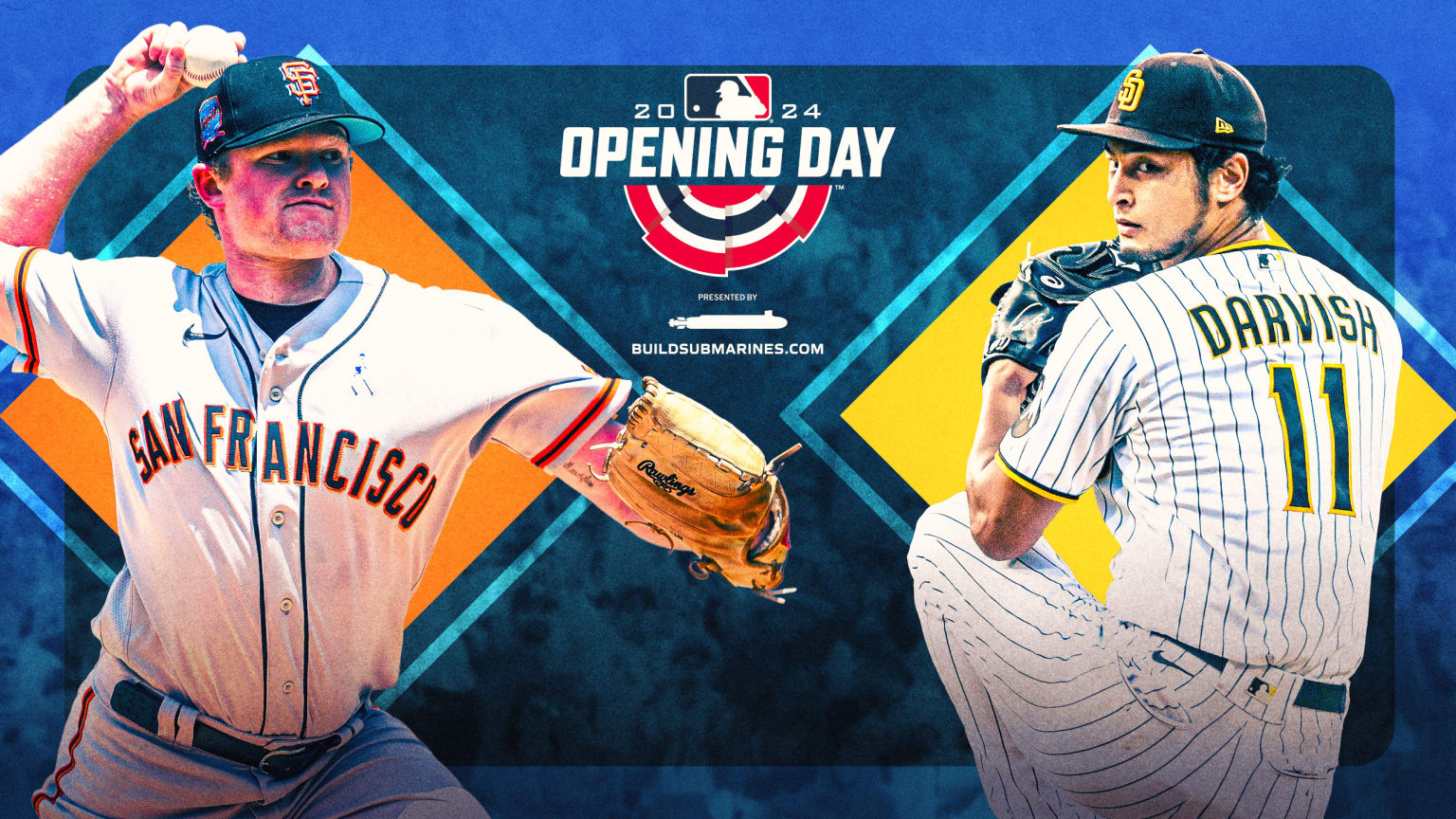 Giants, Padres 2024 Opening Day starting pitchers