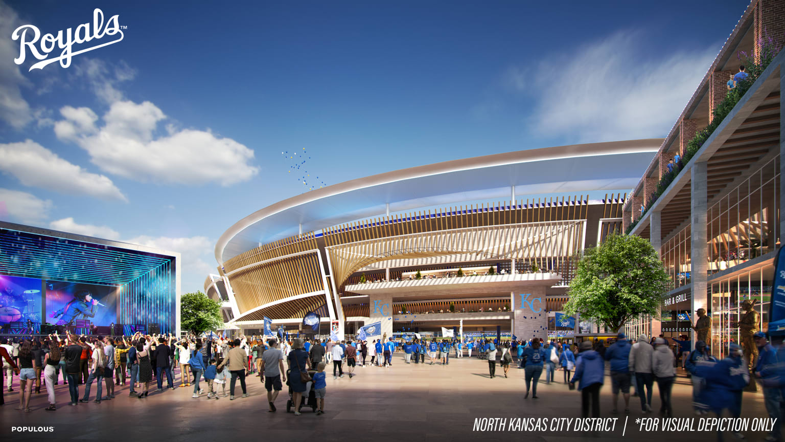 Kansas City Royals unveil new stadium renderings, economic data