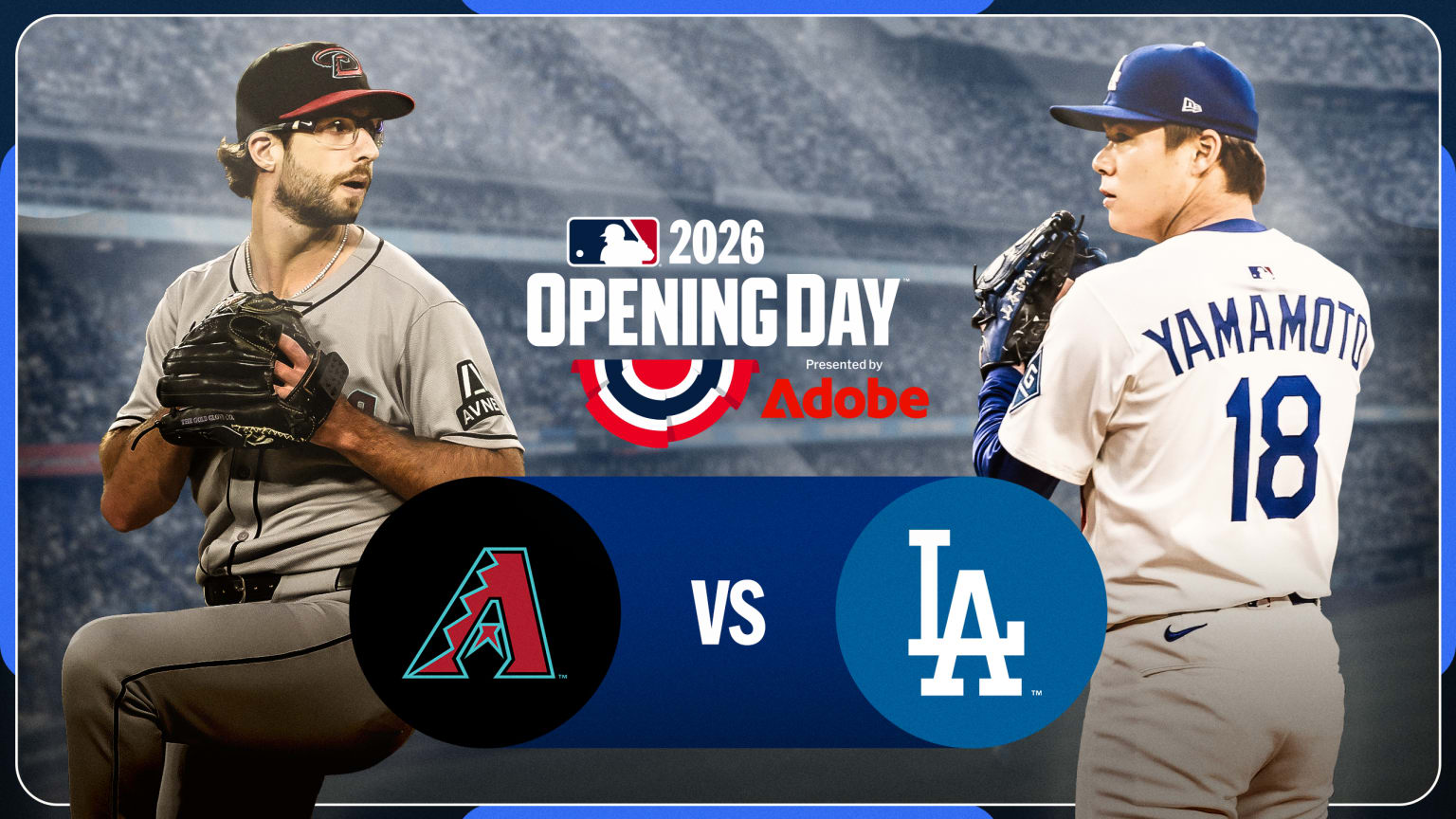D-backs, Dodgers 2026 Opening Day starters