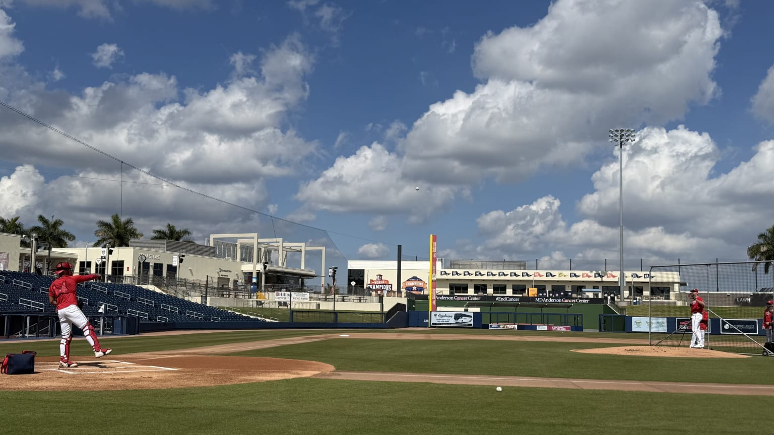 Nationals take live BP in Spring Training stadium