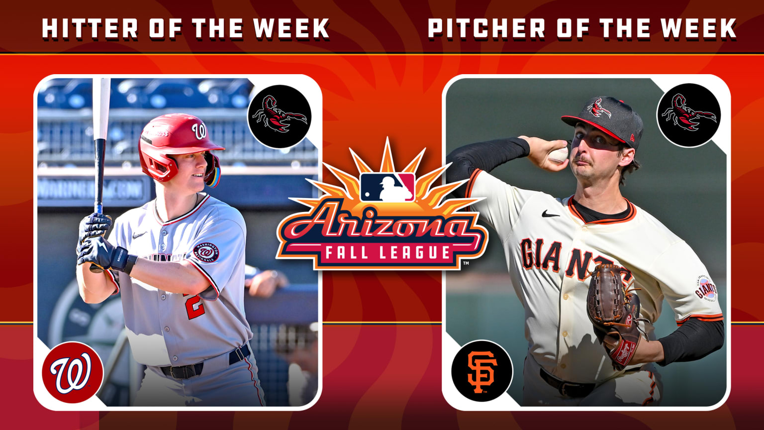 Arizona Fall League 2025 Week 4 award winners