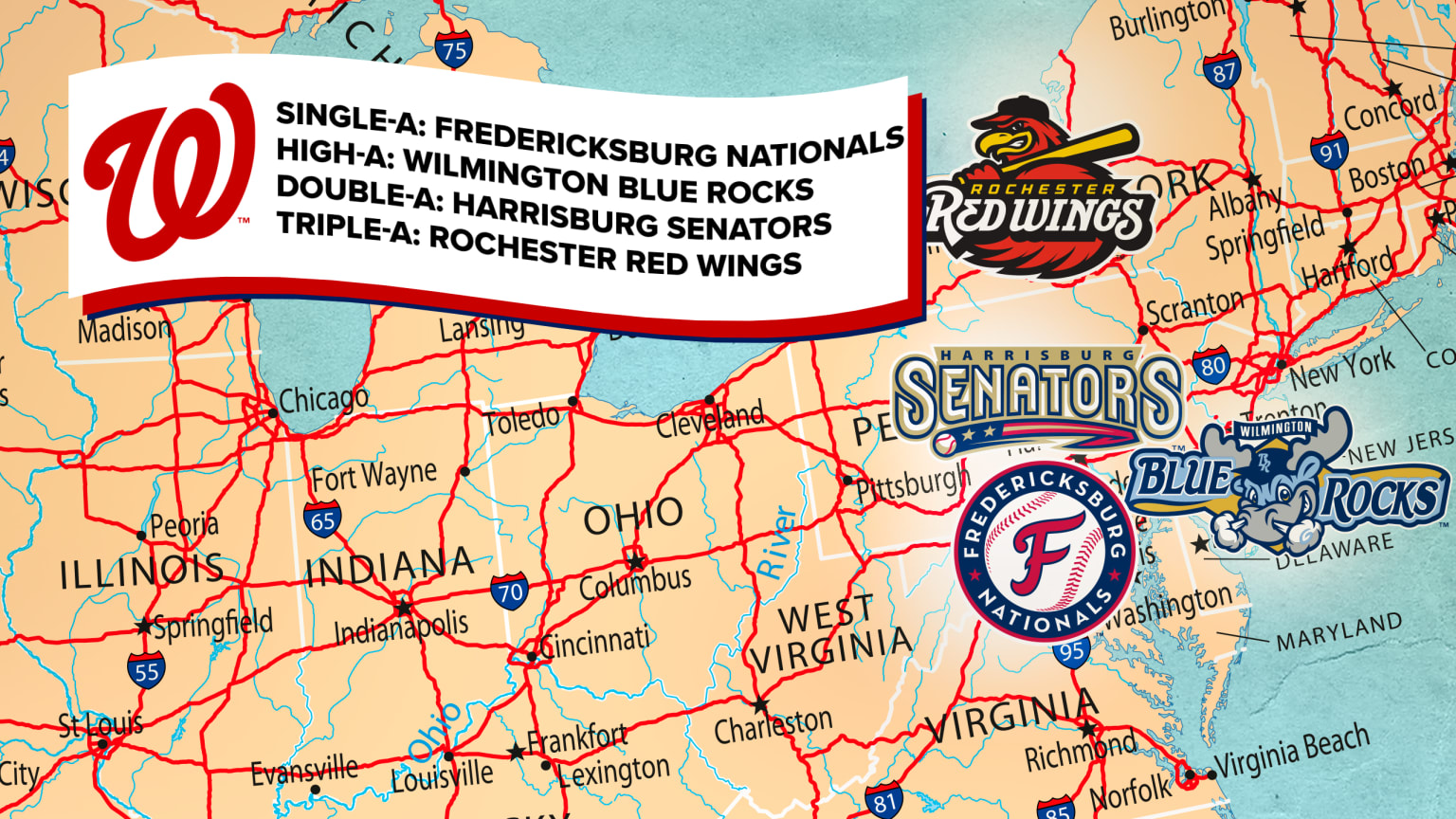 Washington Nationals Minor League Ballparks