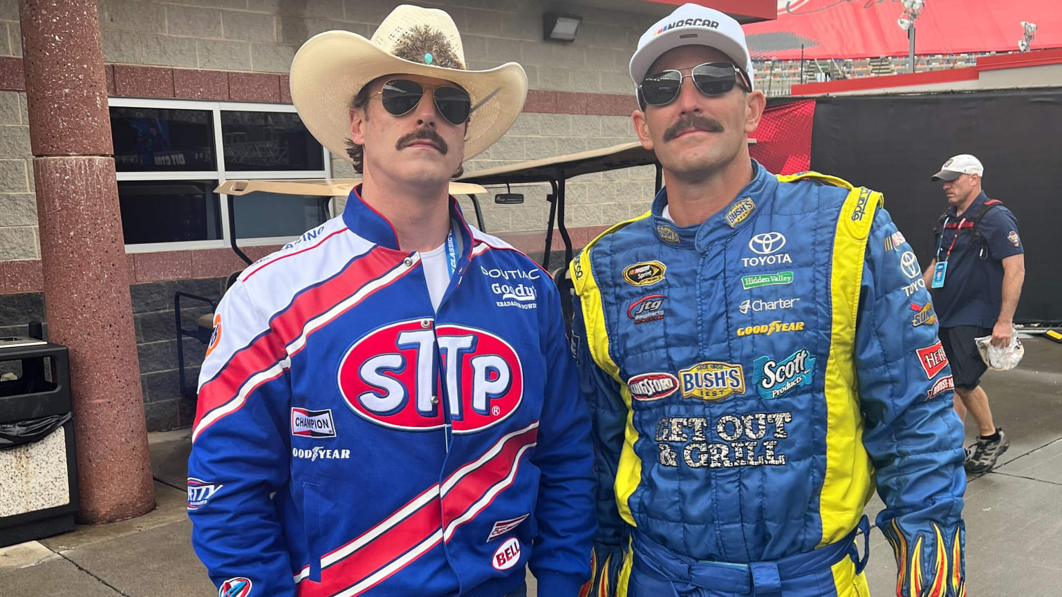 Braves radio announcers dress up for Speedway Classic