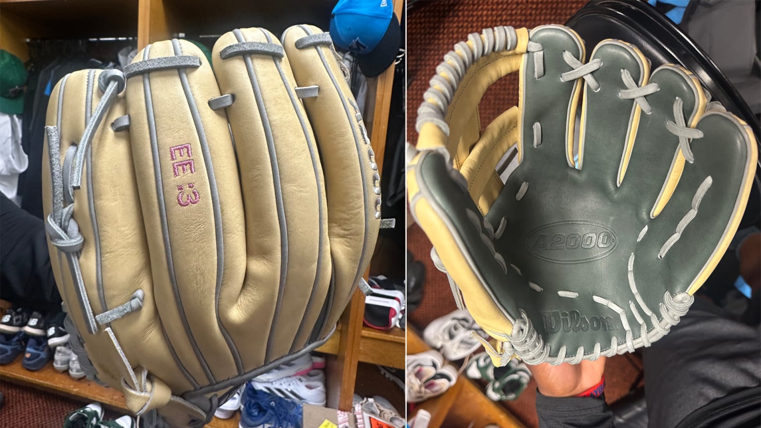 Xavier Edwards gets special assist on custom glove