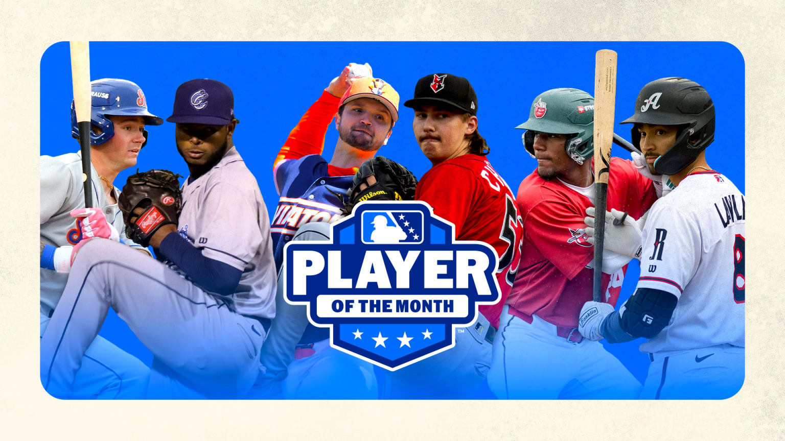 2025 Minor League Baseball April Players of the Month