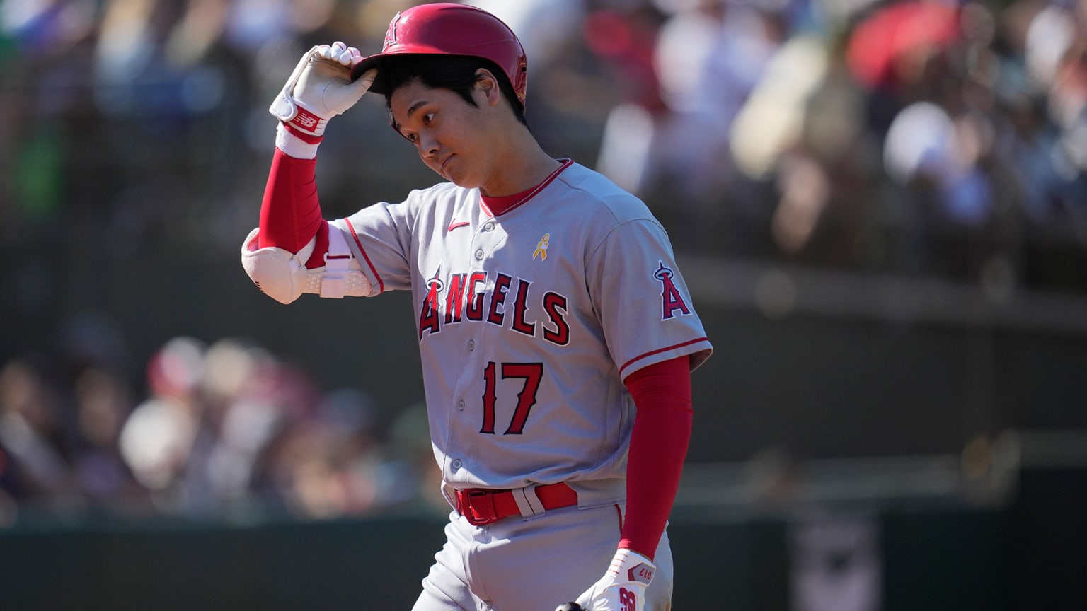 Shohei Ohtani's locker cleared out