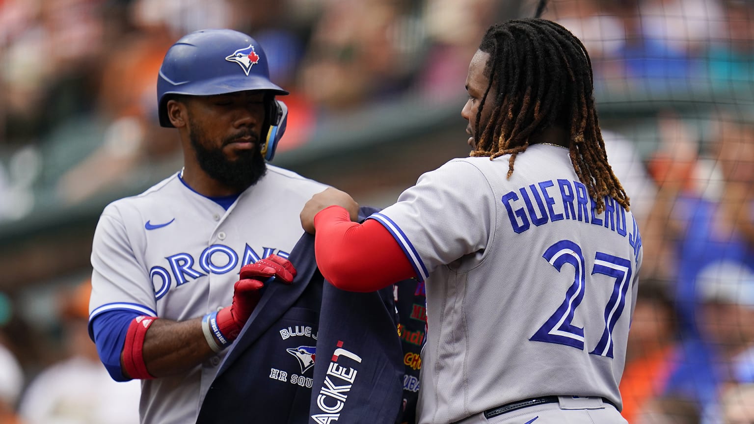 Vladimir Guerrero Jr.'s friendship with Teoscar Hernández