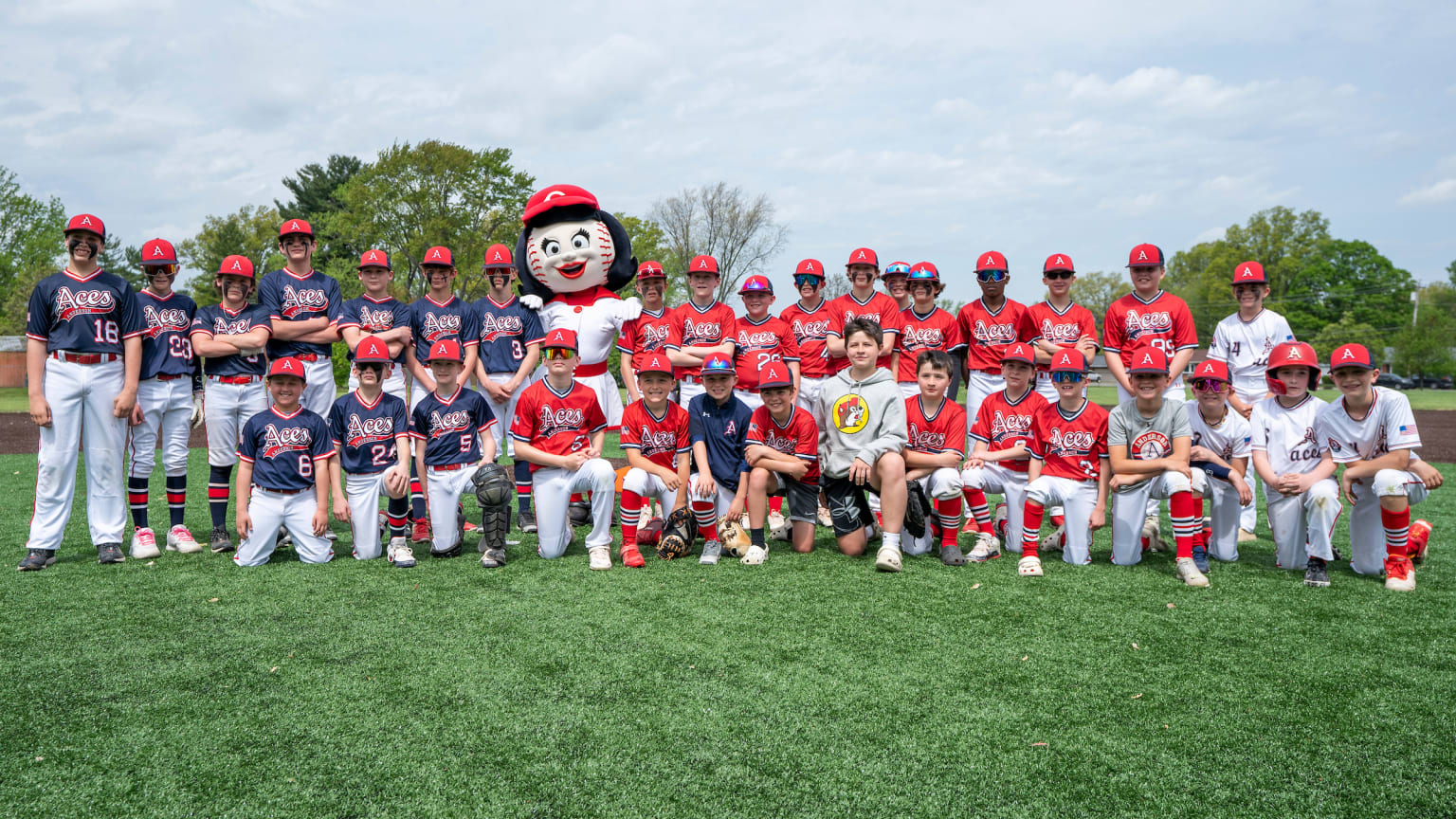 Reds Community Fund dedicates new turf infield at Marty Brennaman Field