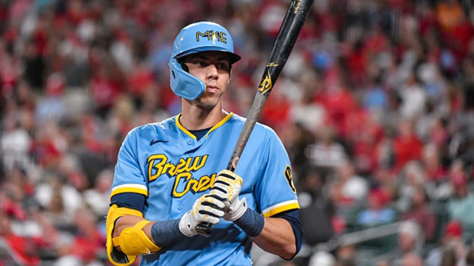 Christian Yelich takes first-pitch strike for good reason