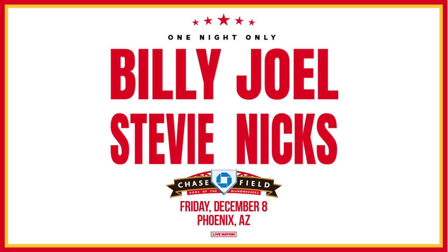 Chase Field Concerts | Arizona Diamondbacks