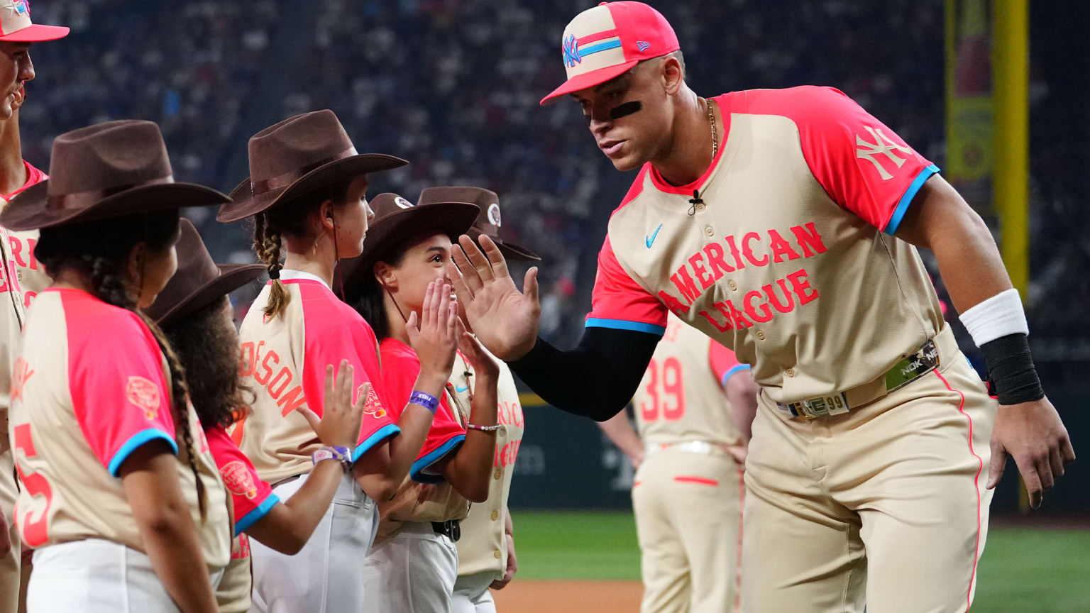 Young girls experience All-Star Game national anthem