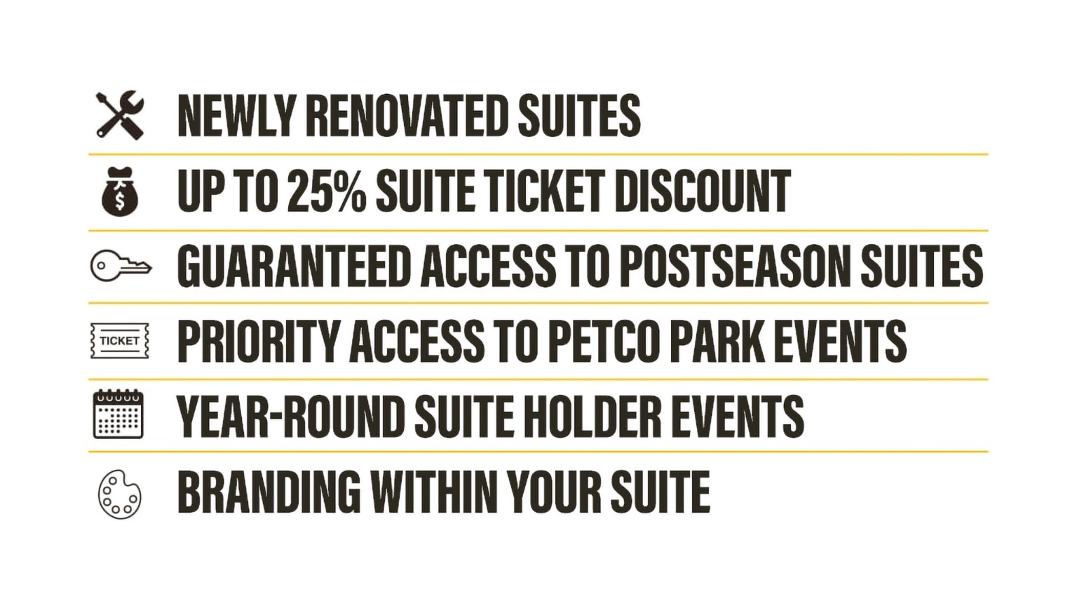 Padres Suite Lease Membership and Packages | San Diego Padres